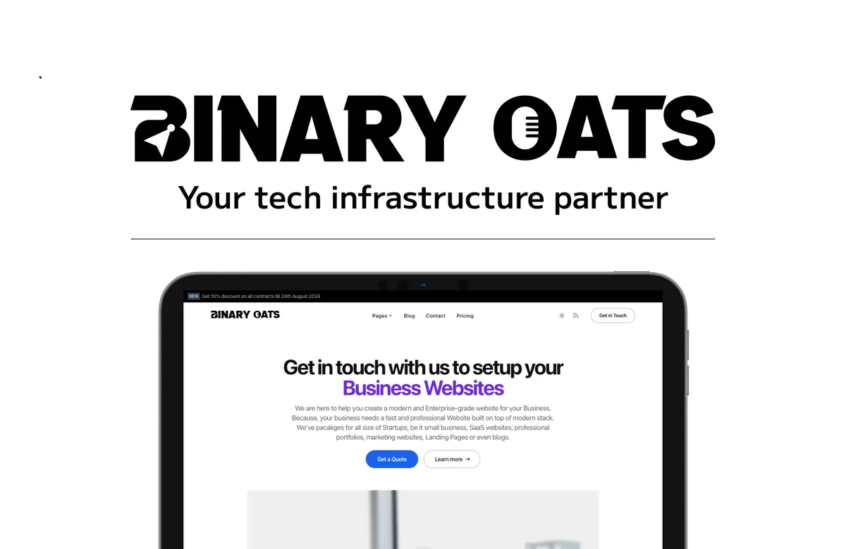BinaryOats — Your tech infrastructure partner